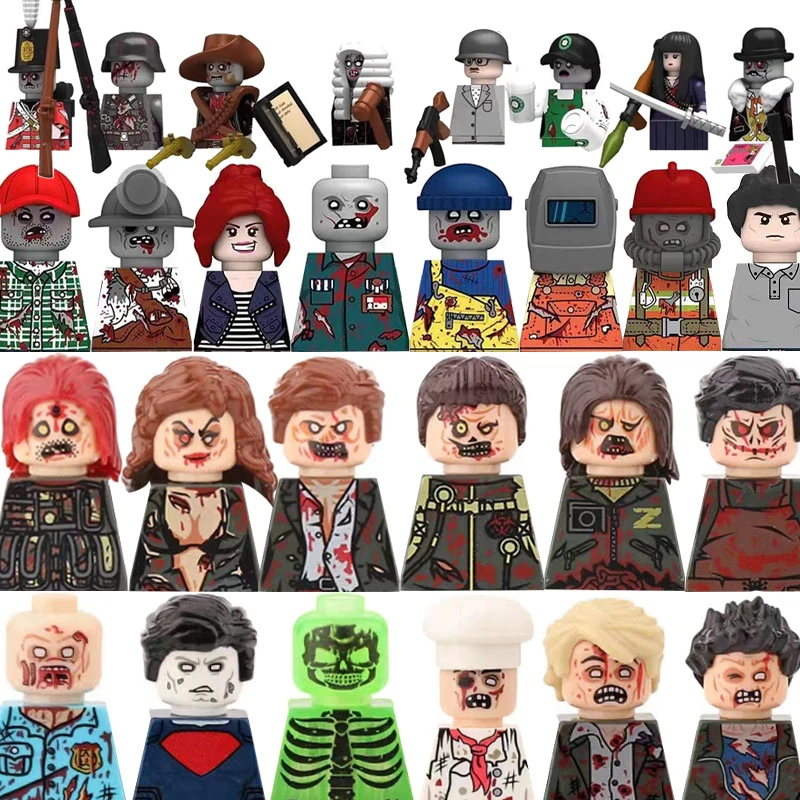 Halloween-Series-Terror-Movie-Zombies-Face-Building-Blocks-Anime-Hero ...