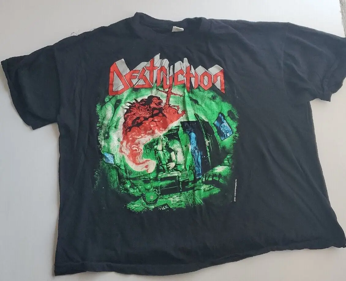 Death-Cracked-Brain-Band-T-shirt-Original-1990-Vintage-Thrash-Metal ...