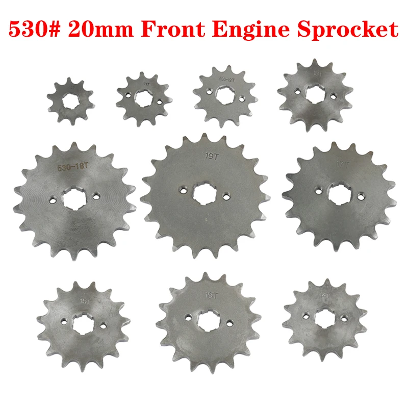 Karting-530-20mm-Front-Engine-Sprocket-10T-11T-12T-13T-14T-15T-16T-17T ...
