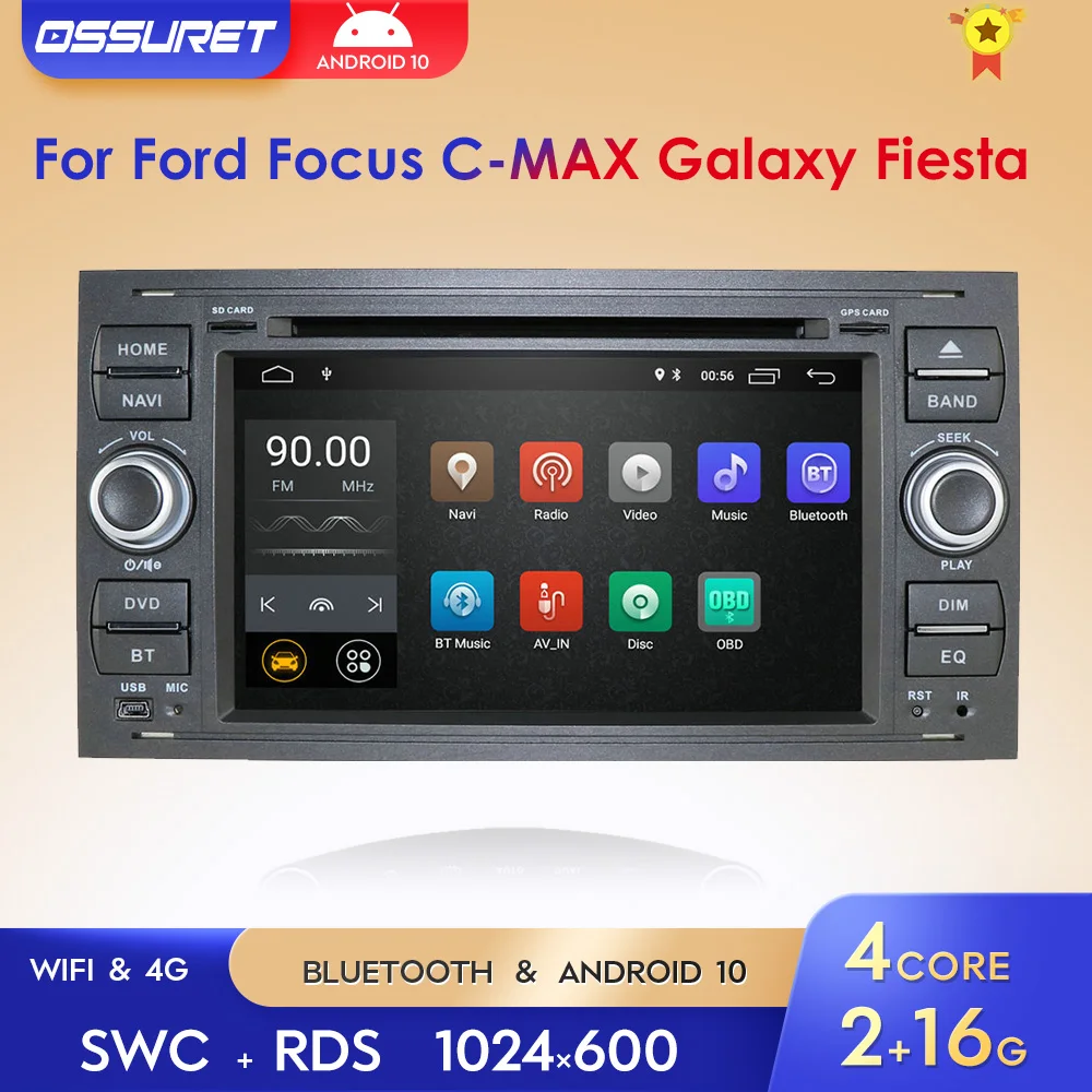 Radio Multimedia con GPS para coche, Radio con DVD, DSP, IPS, 2Din ...