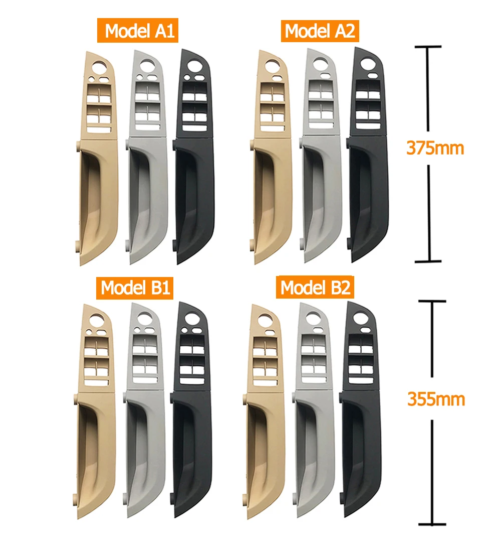 Interior Front Left Driver Door Armrest Pull Handle Panel Cover Trim ...