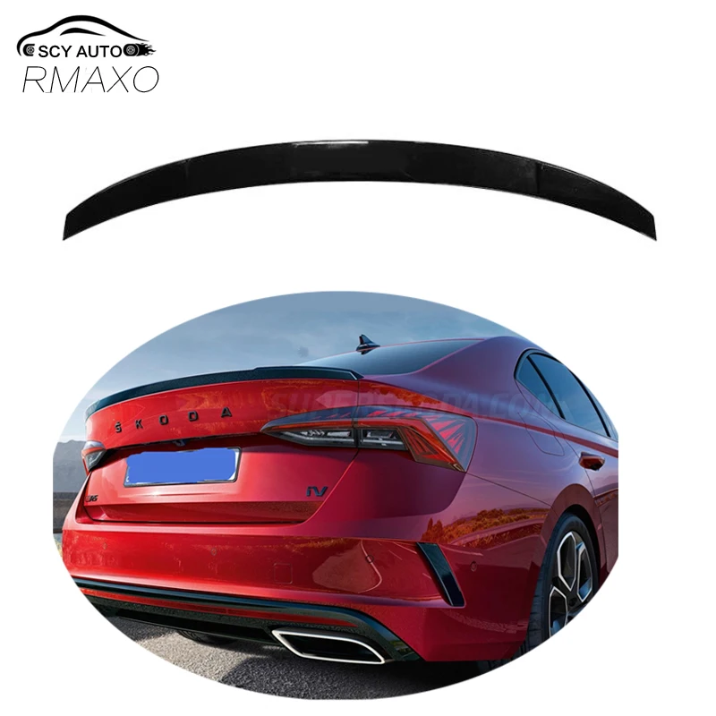 For Octavia Spoiler 2021-2022 Skoda Octavia Sedan Spoiler Rs-k Abs ...