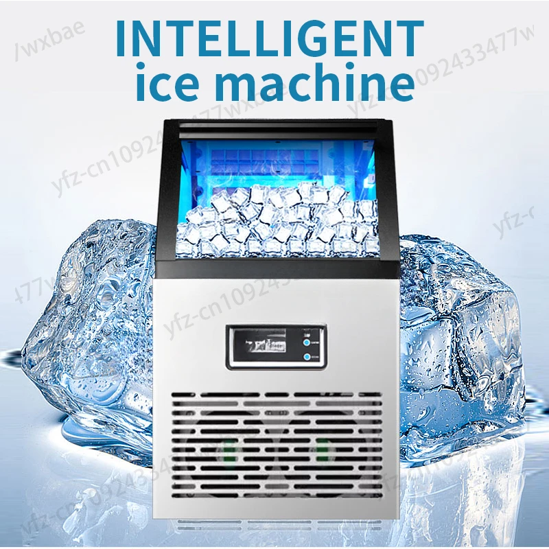 Household-Intelligent-Automatic-Cube-Making-Machine-60kg-24h-Ice-Makers ...