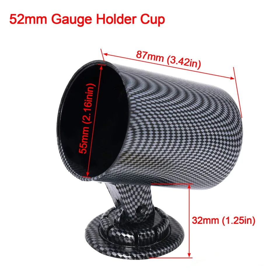 Dashboard Gauge Mount Universal 2-inch 52mm Gauge Pod Mount - Single ...