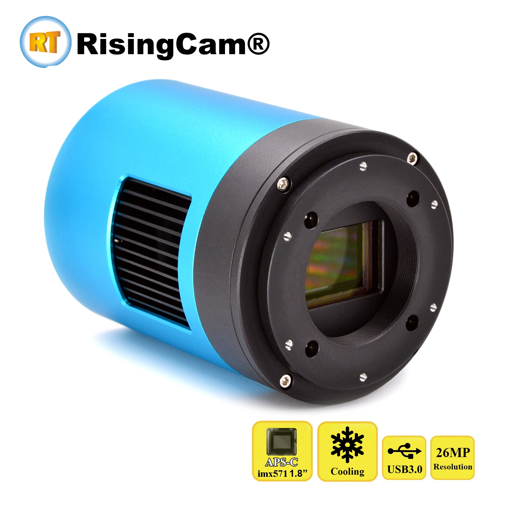 RisingCam-imx571-26mp-Color-Monochrome-APS-C-1-8-large-sensor-16bit ...