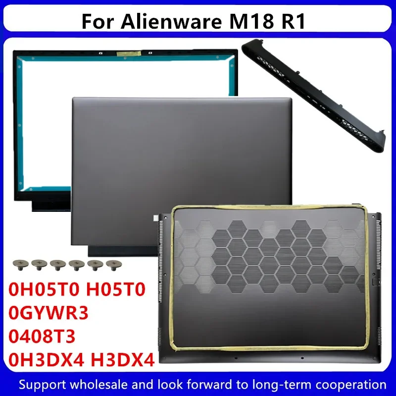 New-For-Dell-Alienware-M18-R1-Lcd-Back-Cover-0GYWR3-Bezel-0H05T0-H05T0 ...