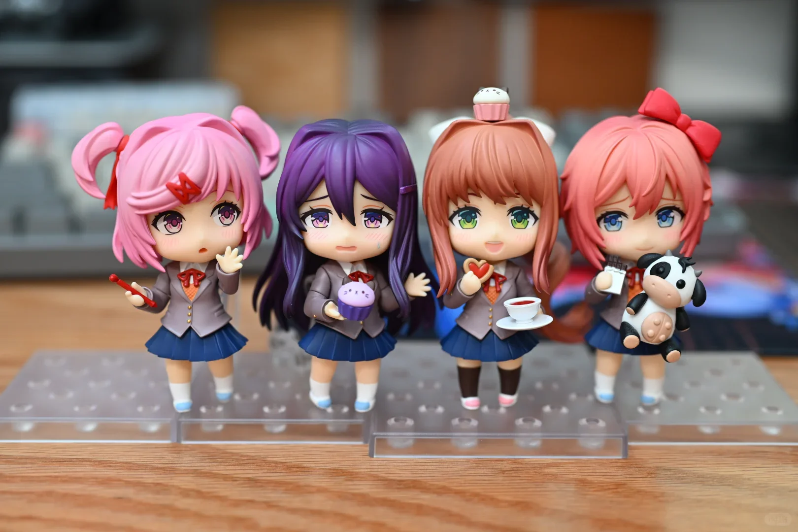 10cm Anime Figure #1817 Monica #2077 Natsuki Action Figure #2250 Sayori ...