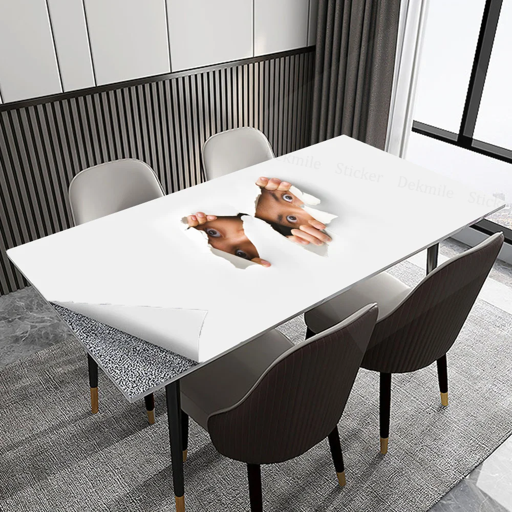White Wood Table Wallpaper