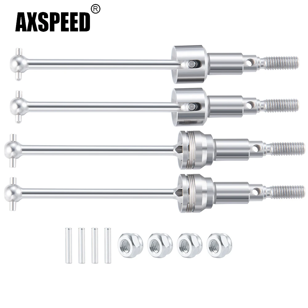 AXSPEED Front and Rear Steel Drive Shaft CVD for HBX 16889A 1/16 RC Car ...