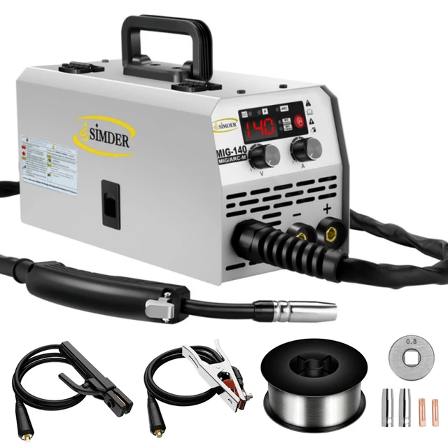 S SIMDER Mig Welder Semi-Automatic 110V 220V Inverter MIG, 53% OFF