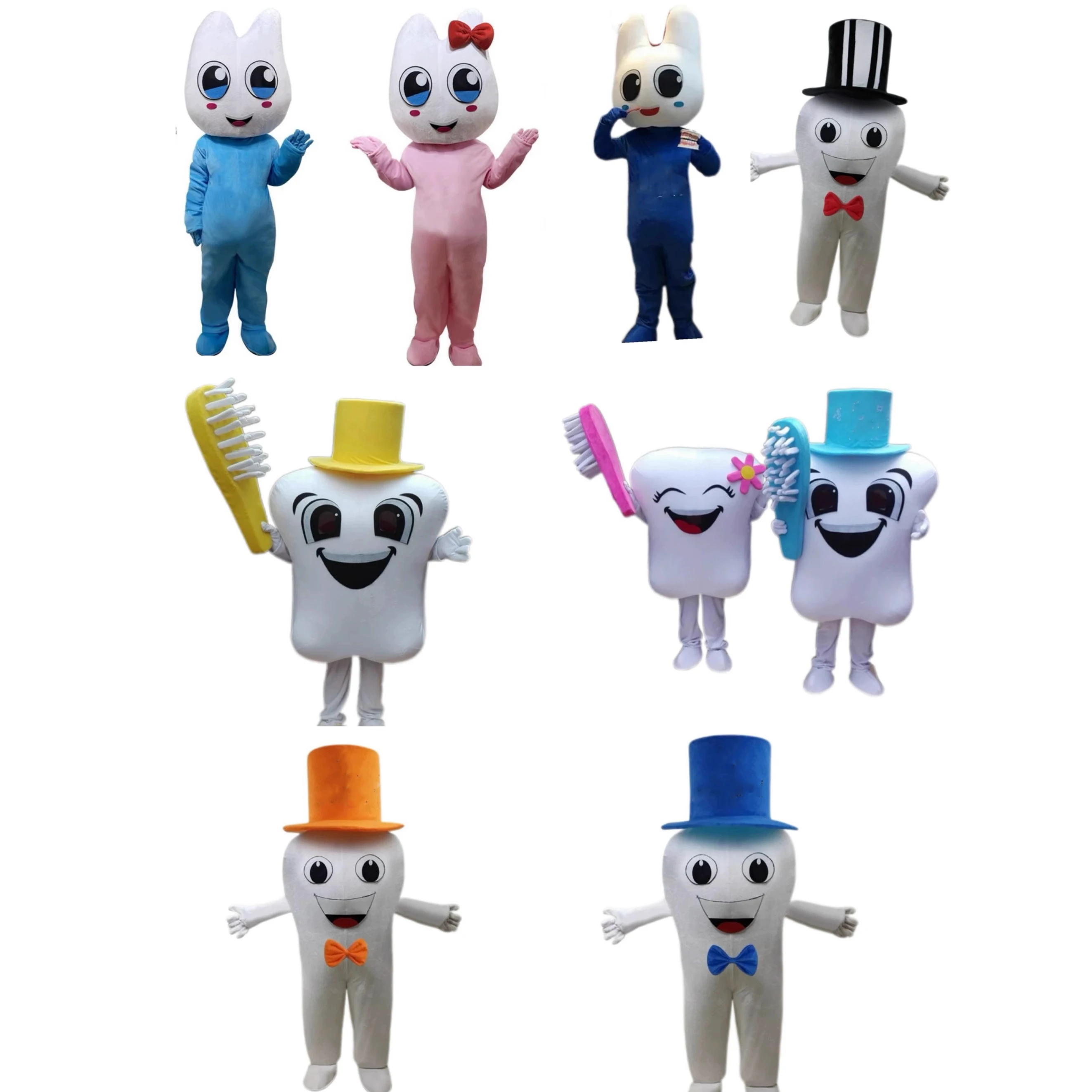 Tooth Mascot Costume Dentist Teeth Health Education for Love Teeth Day ...