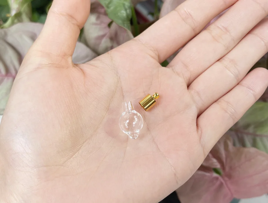 1-2-3-5X-Mini-lantern-Name-On-Rice-Jewelry-Glass-Vial-Pendant-Rice ...