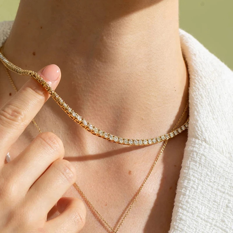 Gold Diamond Necklace For Men