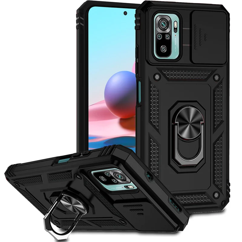 For-Xiaomi-Redmi-Note-10-10S-4G-Case-Slide-Lens-Protect-Armor-TPU ...