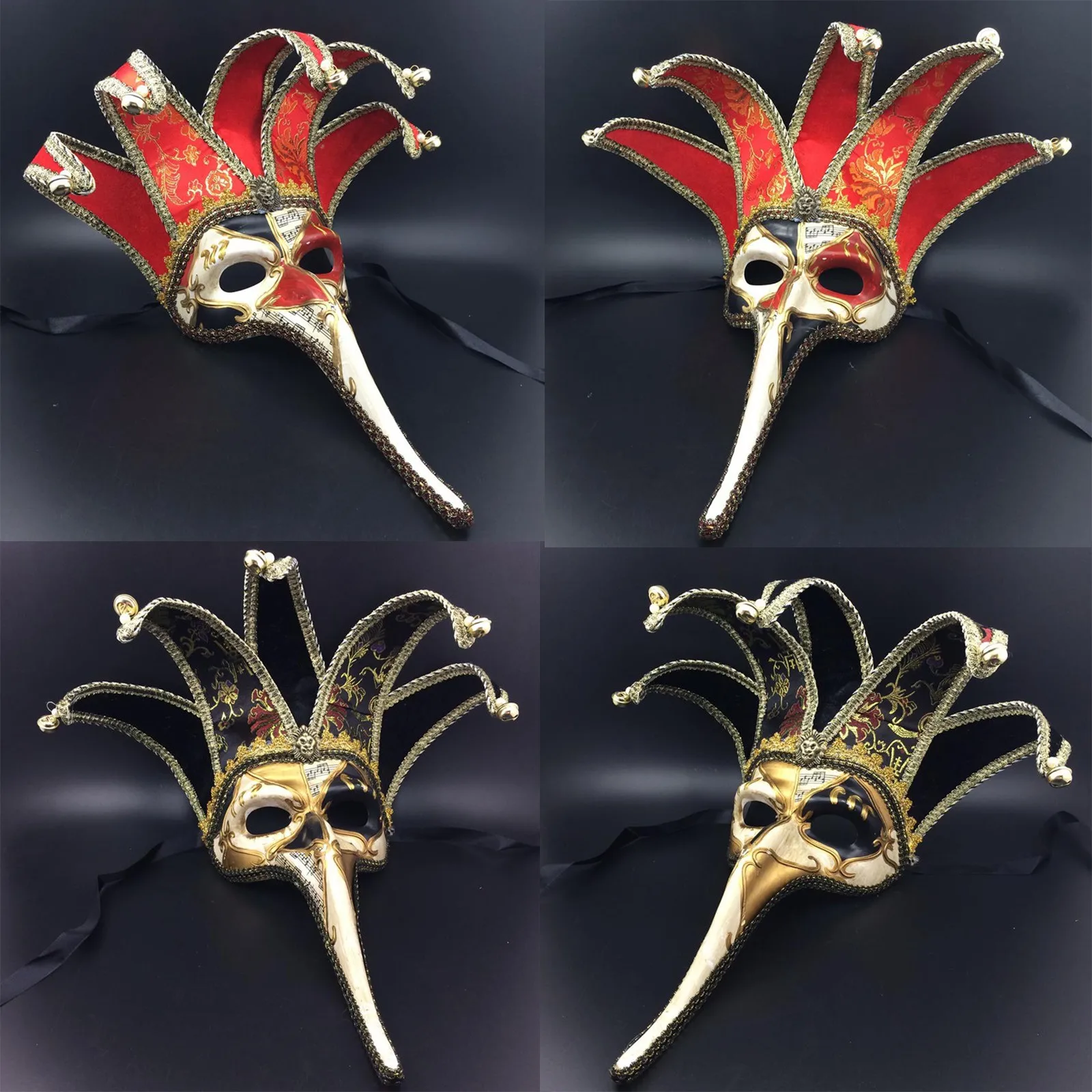 Artistic-Mask-Long-Nose-Women-s-Handmade-Dance-Props-Personality-Full ...