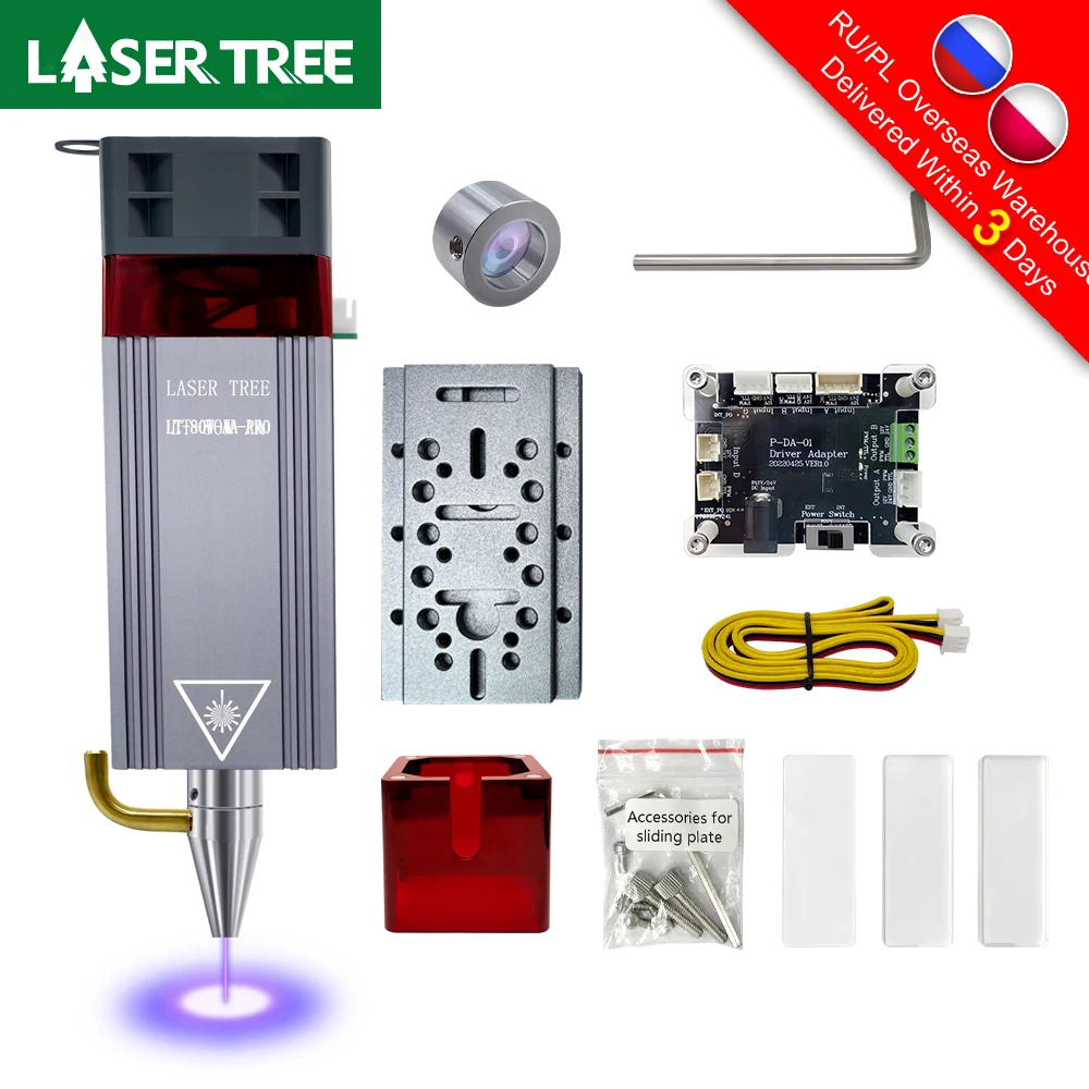 LASER-TREE-80W-40W-30W-20W-Laser-Head-For-CNC-Engraver-Wood-Cutting-DIY ...