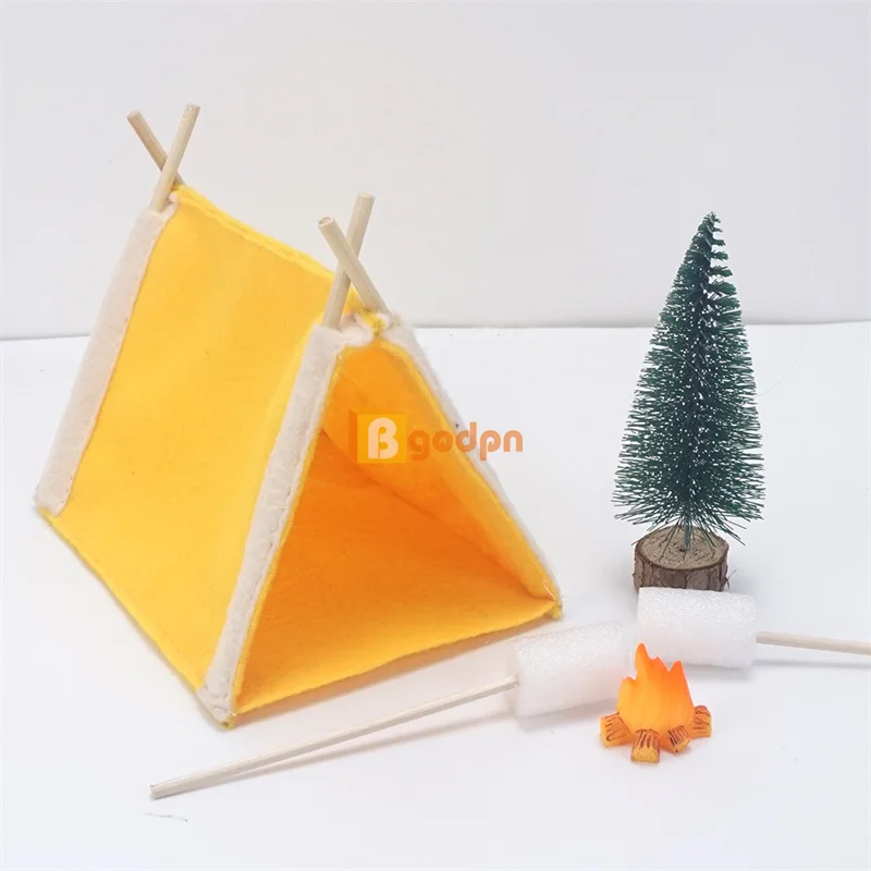 Mini-Tent-for-Elf-Baby-Camping-Prop-Camping-Scene-for-Dolls-Dollhouse ...