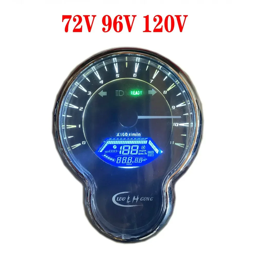 Speedometer-LCD-Battery-Voltage-Indicator-48v-120v-Electric-Scooter ...