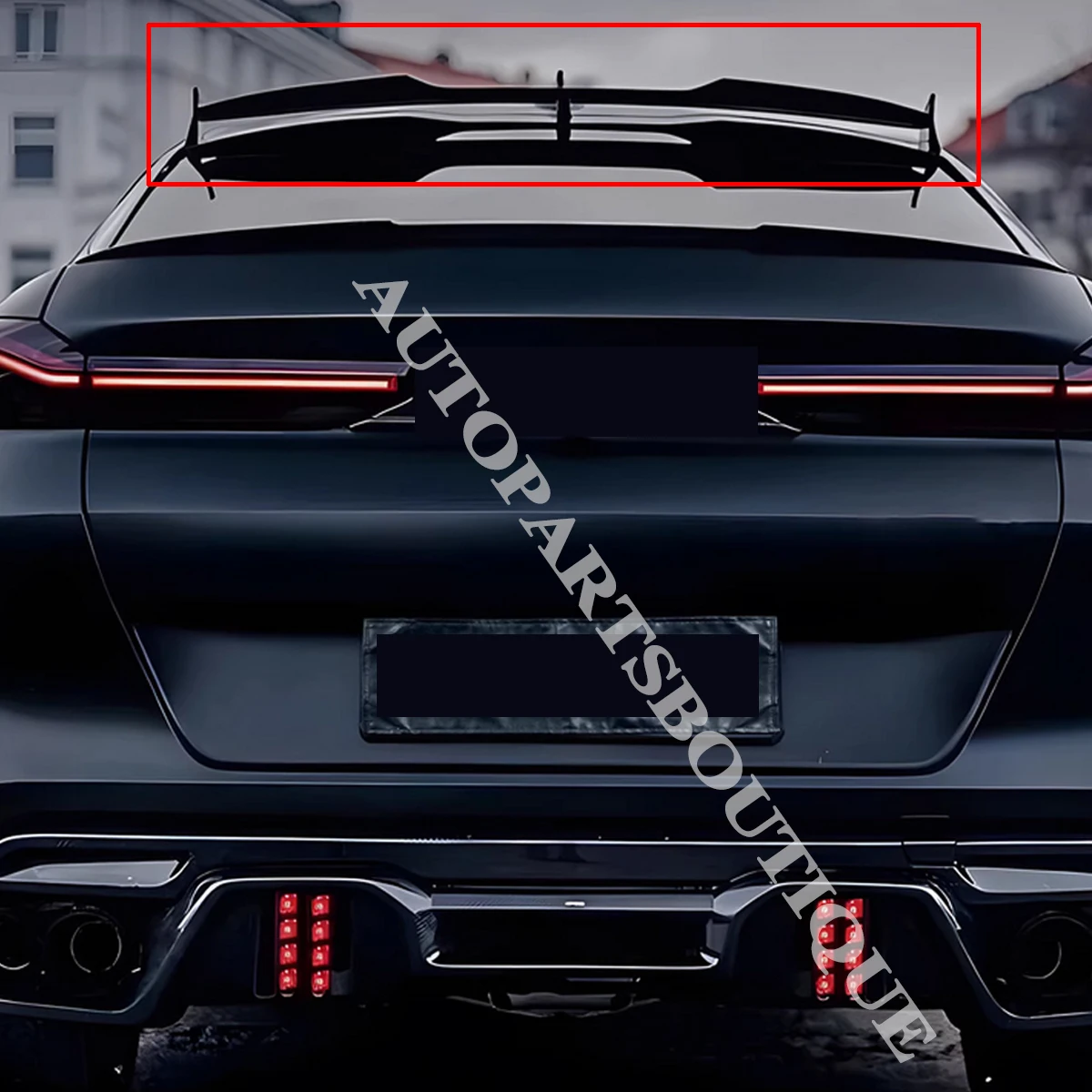 Car Rear Spoiler Wing for BMW X6 X6M G06 Sport Style Trunk Lip Tail ...