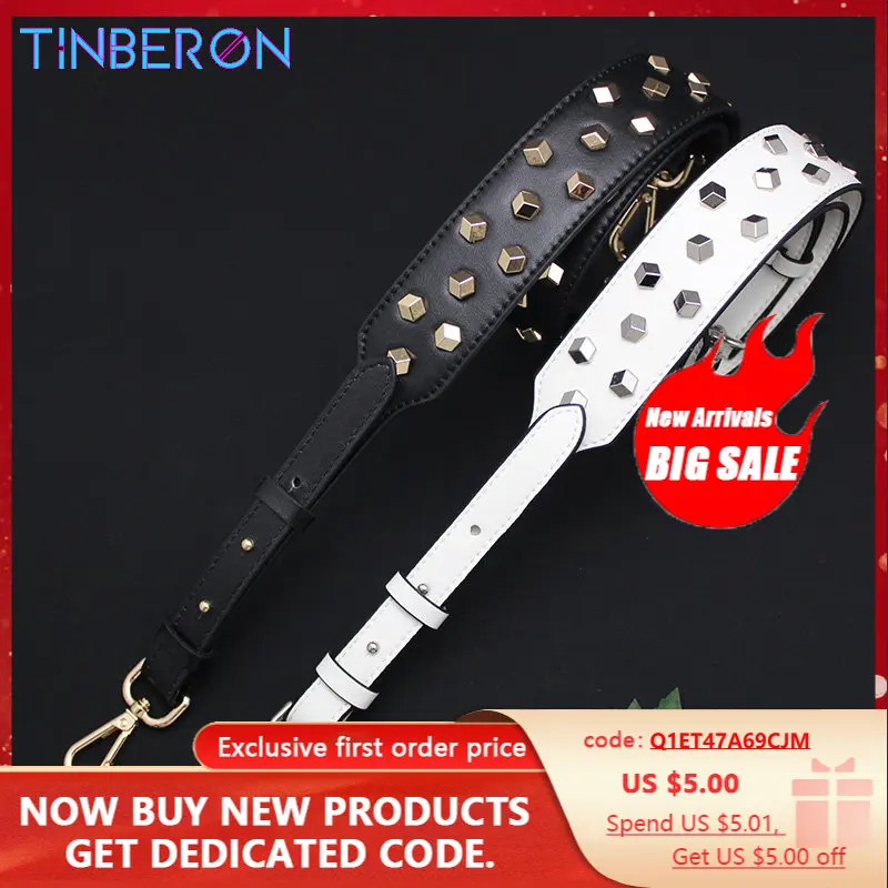 Cow Leather Bag Strap TINBERON Women Handbag Strap Adjustable Shoulder ...