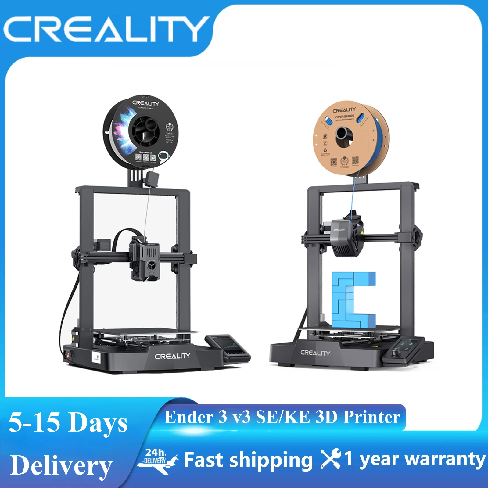 Creality-Ender-3-V3-SE-KE-3D-Printer-Sprite-Direct-Extrusion-250mm-S ...
