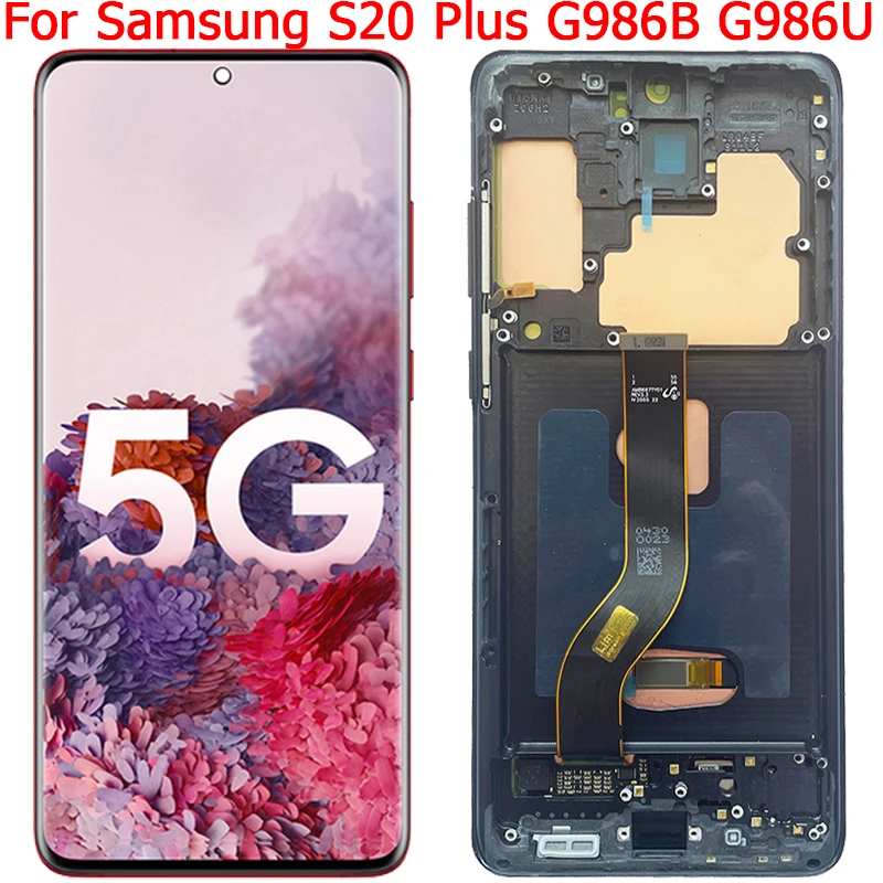 Original For Samsung Galaxy S20 Plus Display LCD Touch Screen With ...