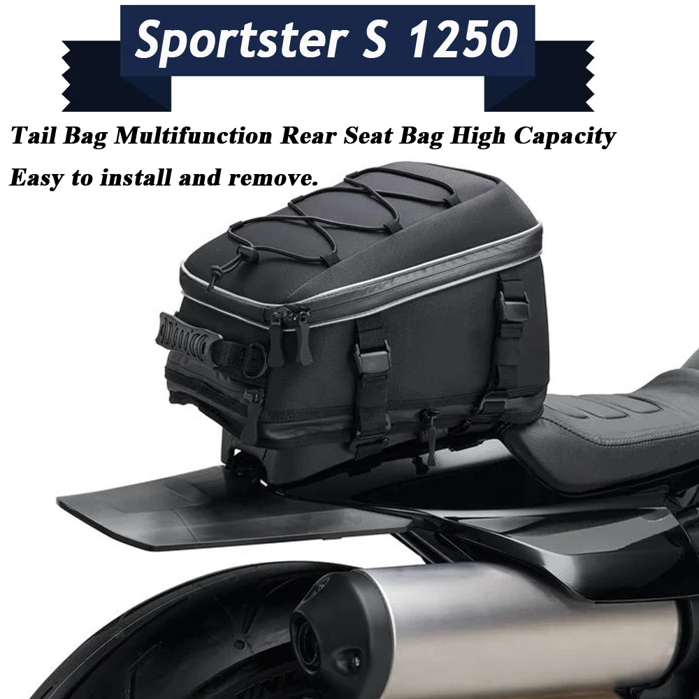 New-Waterproof-Motorcycle-Tail-Bag-Multifunction-Rear-Seat-Bag-High ...