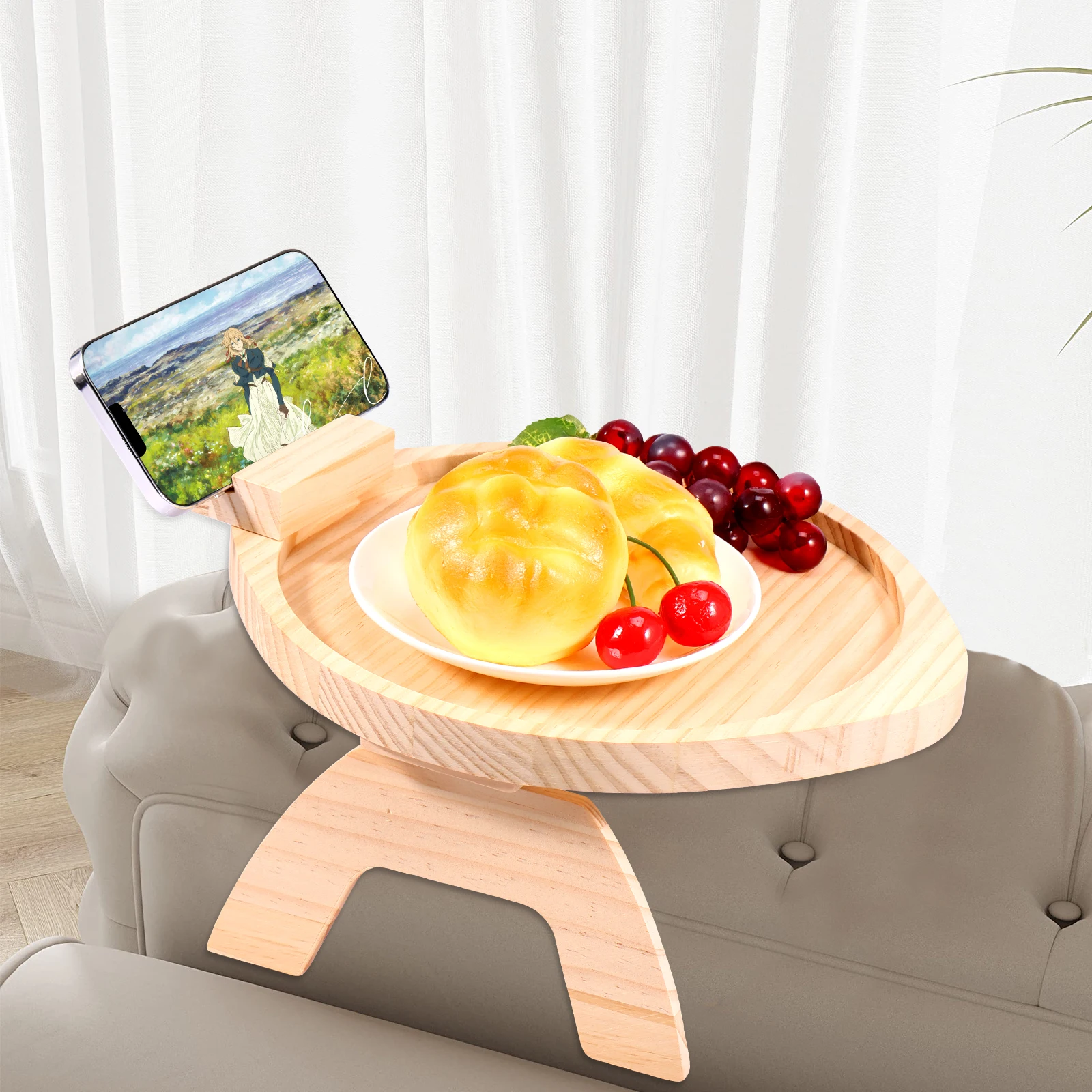 Bandeja-de-brazo-de-madera-maciza-para-sof-mesa-plegable-con-soporte ...