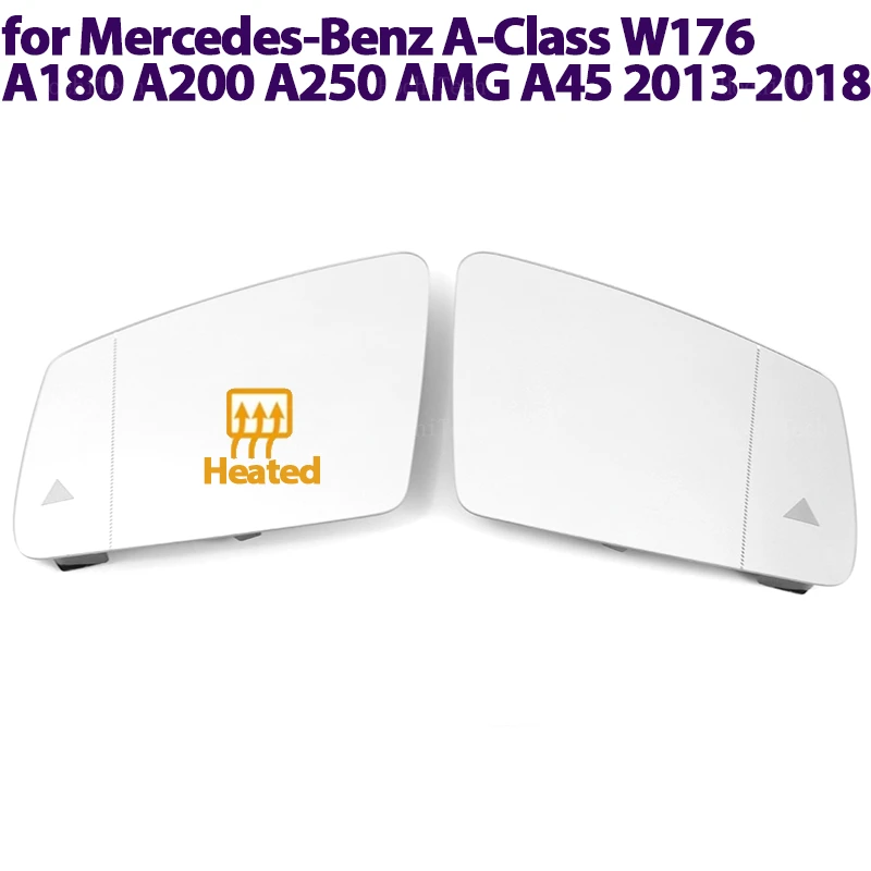 Heated-Clear-Side-Mirror-Glass-Lens-For-Mercedes-Benz-A-Class-A-Class ...