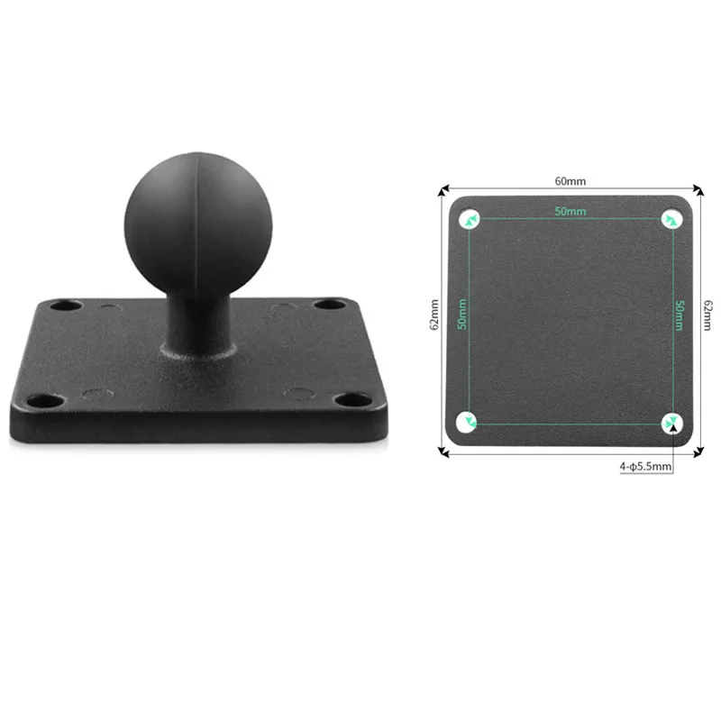 Ball Mounts 50x50 Vesa Plate with 1inch Ball B Size for Ram Mount for ...