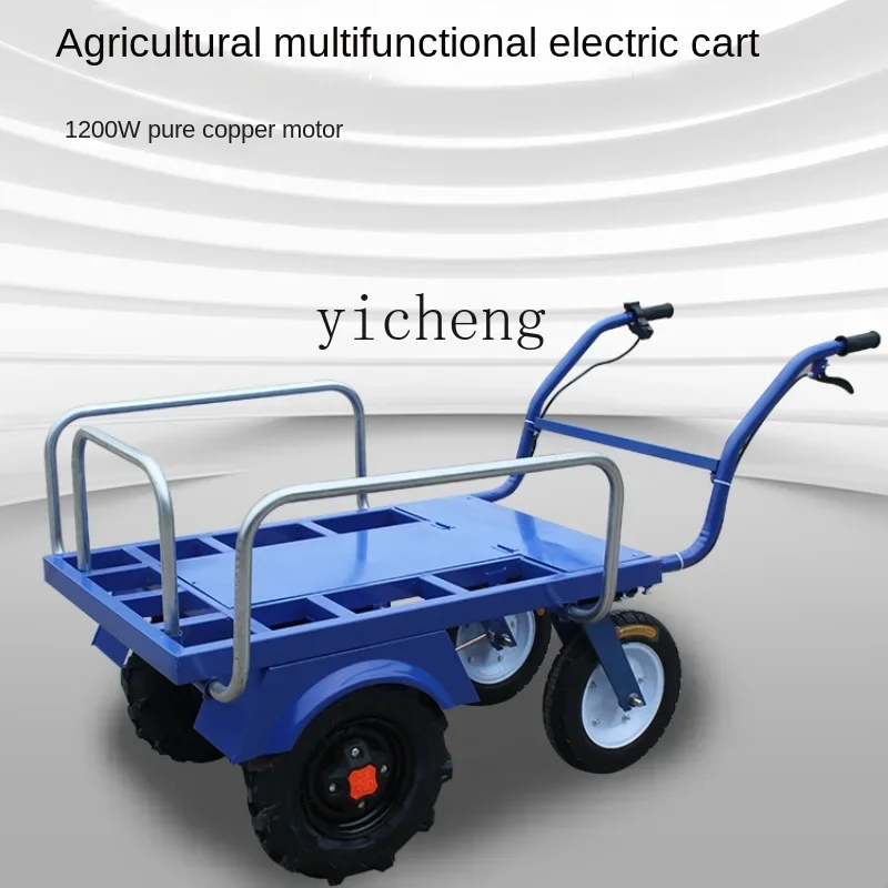 XL Electric Single-Wheeled Cart Trolley Lithium Battery Three-Wheel ...
