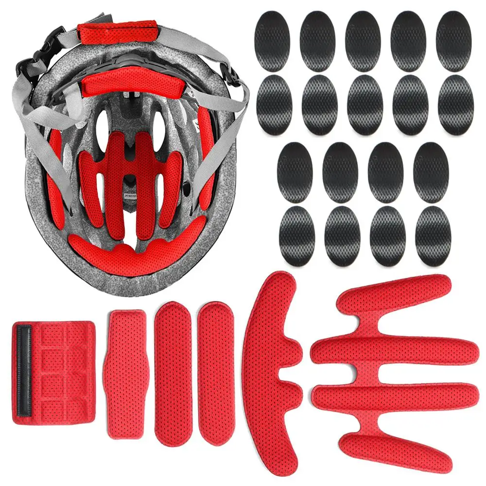 24pcs-set-Helmet-Padding-Kits-Sealed-Sponge-Replacement-Motorcycle ...