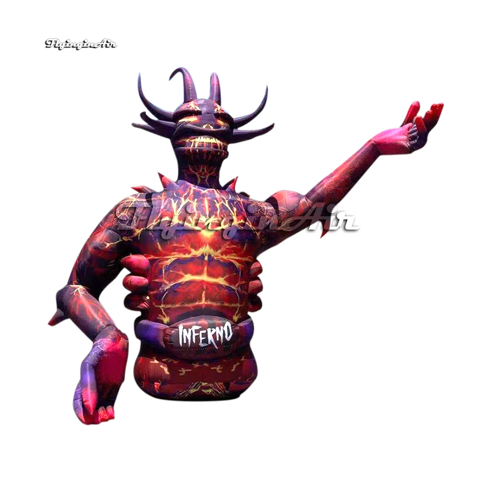 Outdoor Halloween Inflatable Devil Zombie 6m Monster Air Blow Up ...