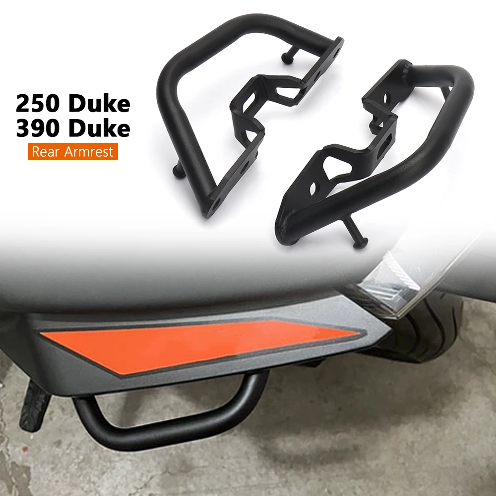 Motorcycle-Black-Metal-Rear-Grab-Bars-Seat-Pillion-Passenger-Handle ...