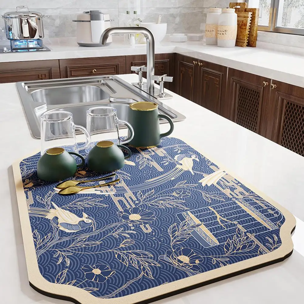 Kitchen-Rug-Super-Absorbent-Draining-Mat-Non-Slip-Dish-Drying-Pad ...