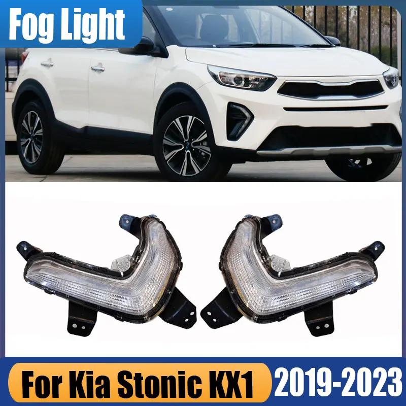 For Kia Stonic KX1 2019-2023 Car Accessories Front Bumper Daytime ...