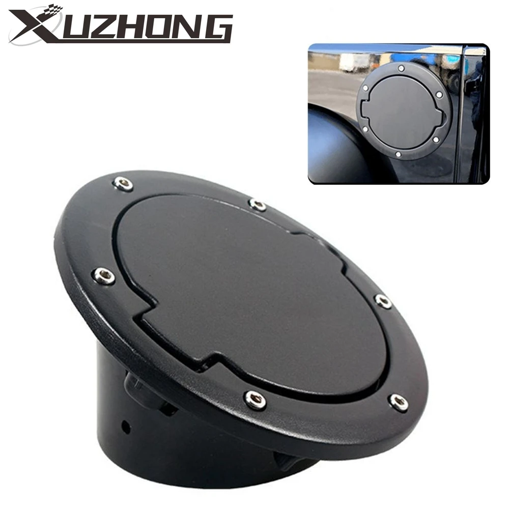 Black-Fuel-Tank-Cap-Cover-Auto-Car-Aluminum-Alloy-ABS-Fuel-Door-Gas-Lid ...