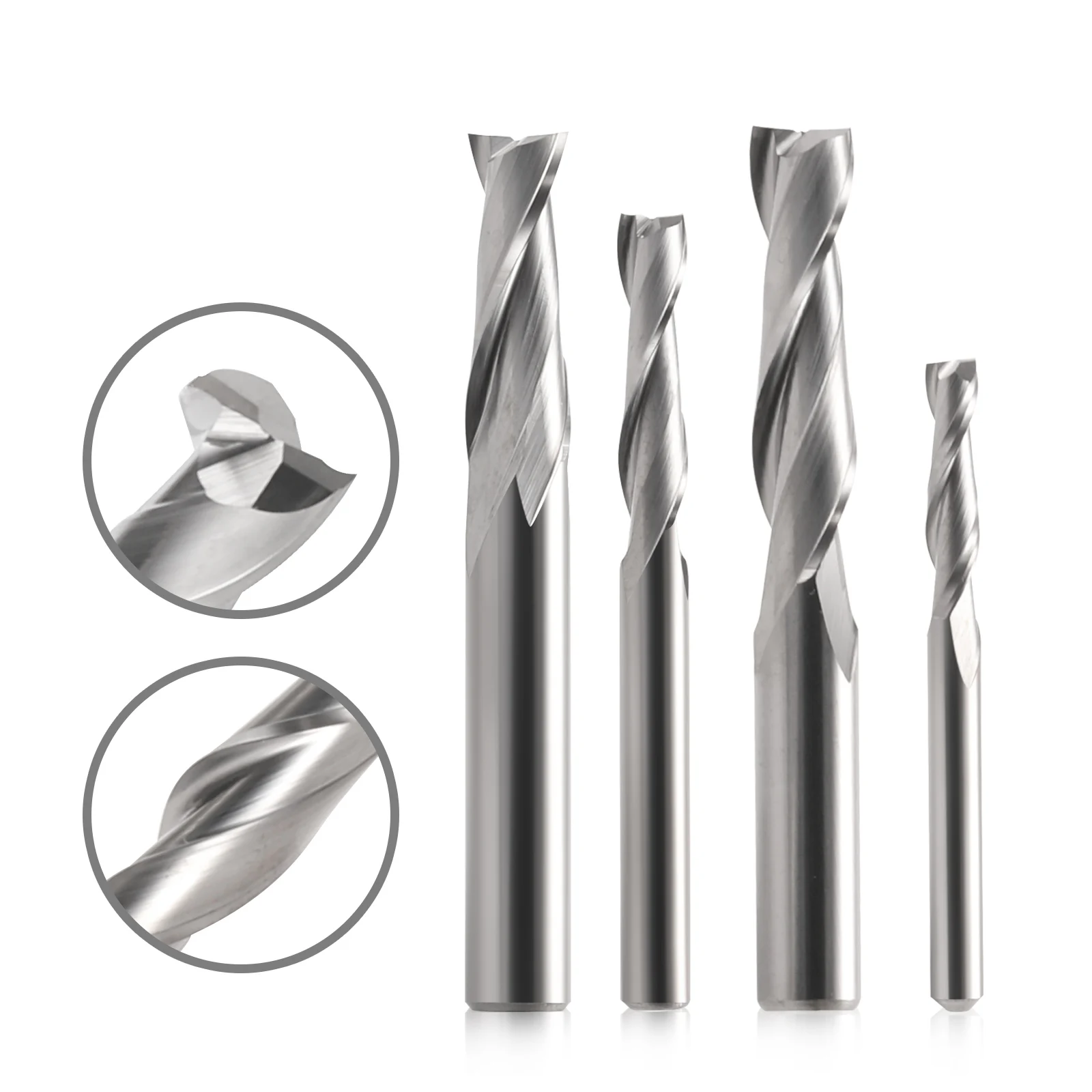 10Pcs-Double-Flutes-Spiral-End-Mill-3-175-4-5-6mm-Carbide-CNC-Tool-Flat ...