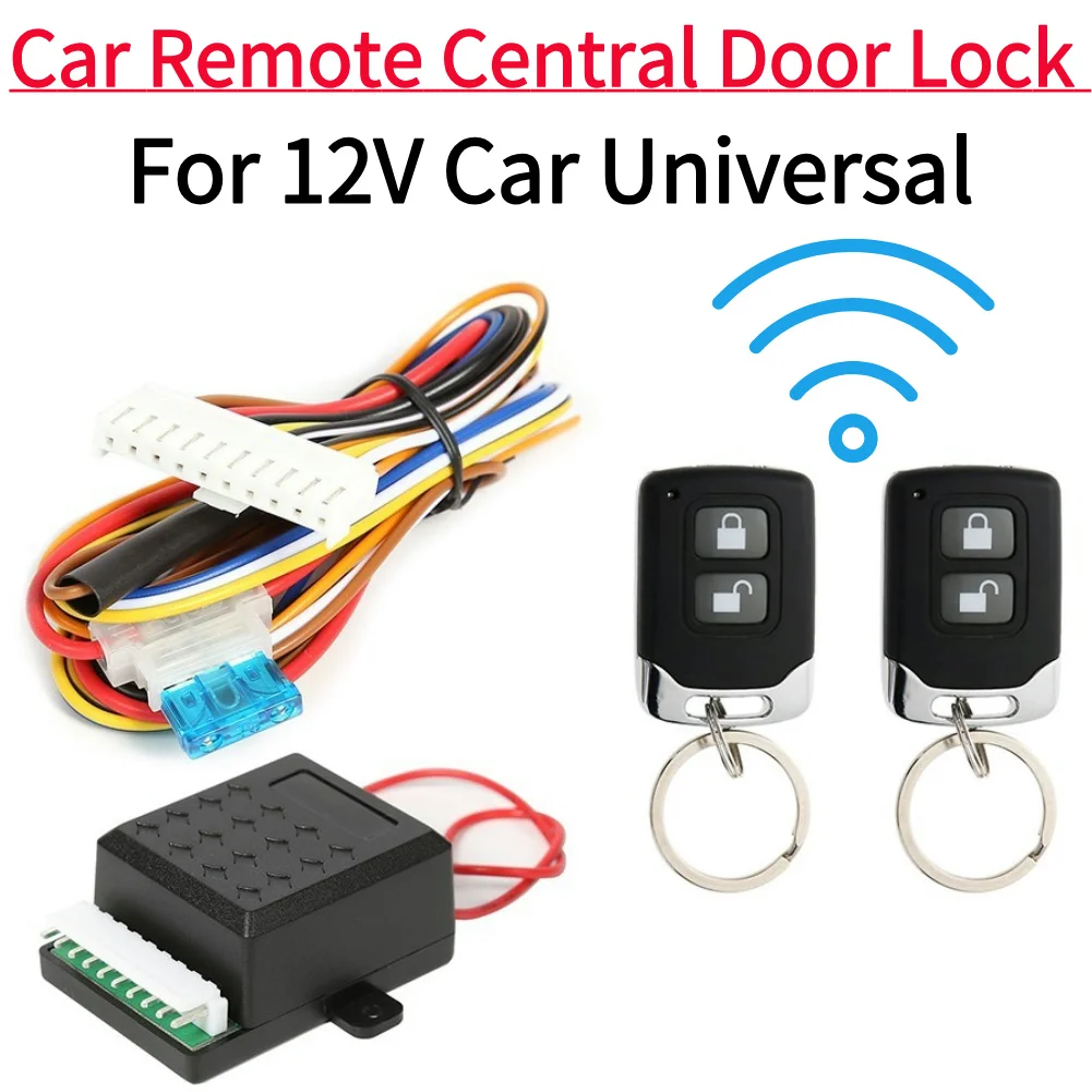 Car-Remote-Central-Door-Locking-Kit-Auto-Keyless-Entry-Alarm-System-401 ...