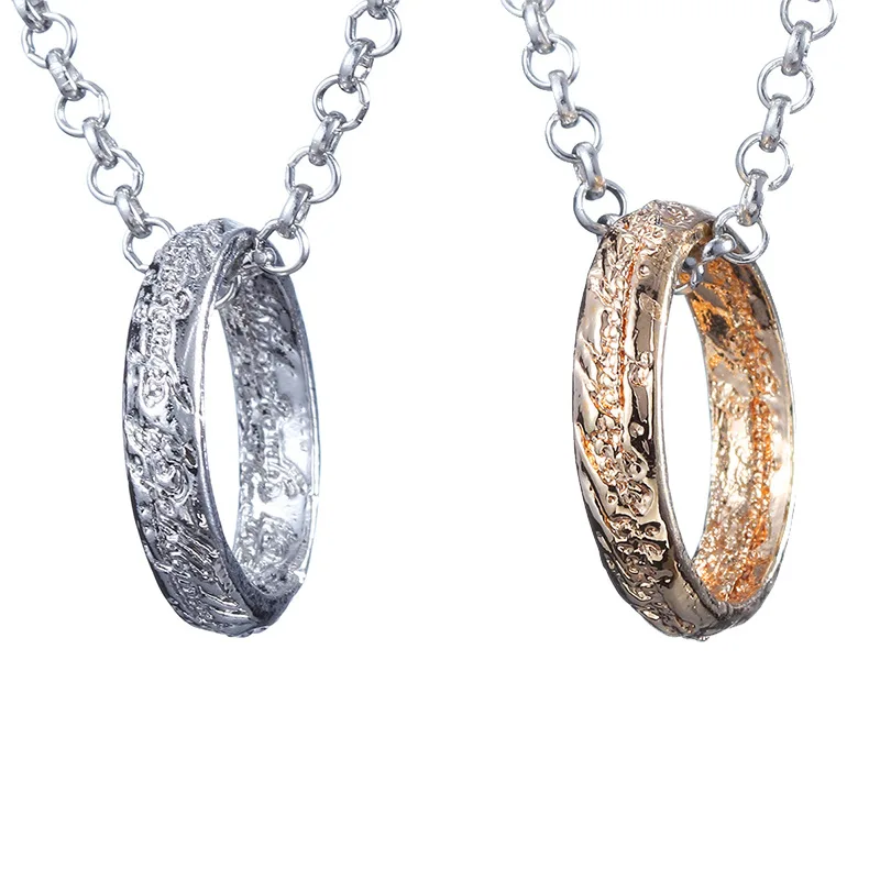 One-Ring-Of-Power-Elf-Wizard-Magic-Necklace-Stainless-Steel-Movie ...