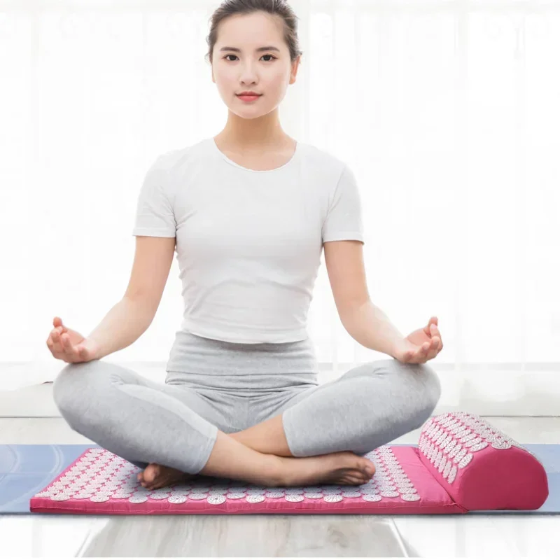 1-Pcs-1Set-Acupuncture-Mat-Acupoint-Massage-Pillow-Massage-Mat-Fitness ...