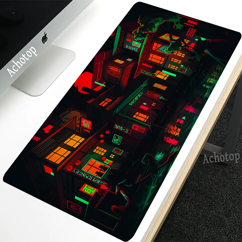 800x300mm Large Space Gaming Mouse Pad Neon Cute Custom Mousepad Gamer ...