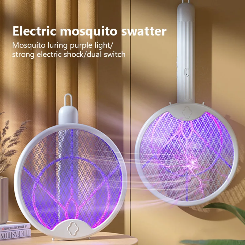 4IN1-Foldable-Electric-Mosquito-Killer-Fly-Swatter-Trap-USB ...