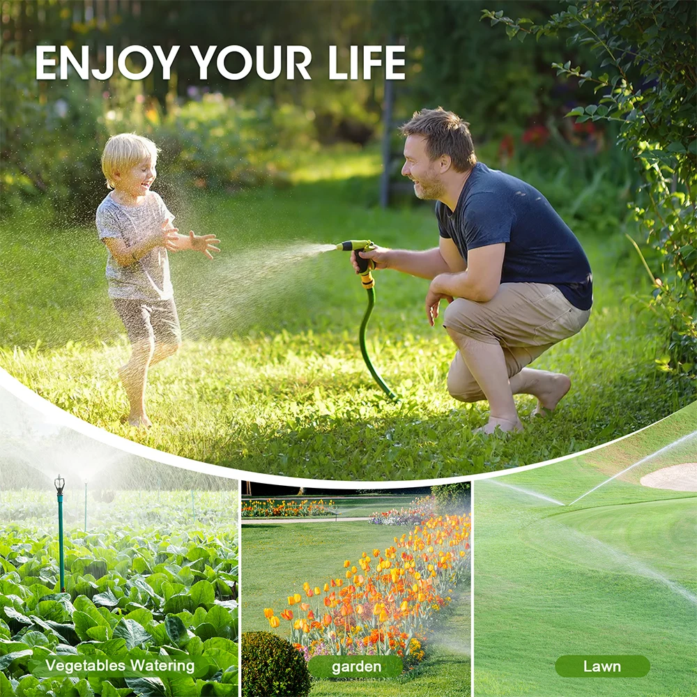 Yard Watering System WIIYENA Electronic Water Timer With Remote ...