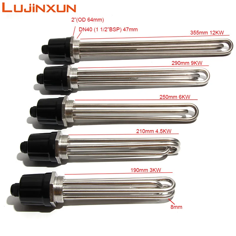 Lujinxun-DN40-1-5-BSP-Water-Heating-Element-for-Brewery-and-Distilling ...