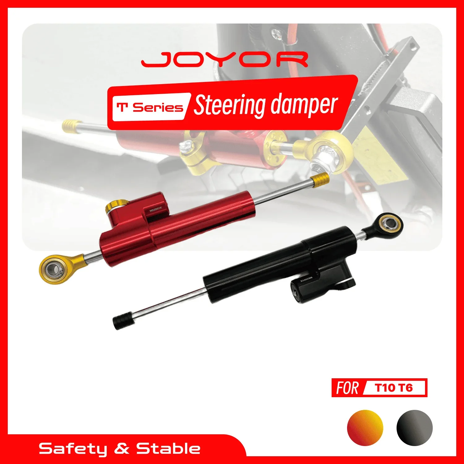 Jofen Electric Scooter Steering Damper Kit for JOYOR T6 T6-E T6-E-PRO ...