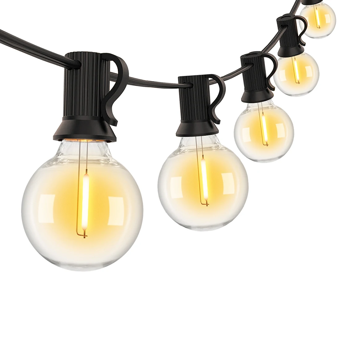 Plastics G40 String Light 220V EU 110V US Retro Street Garland ...