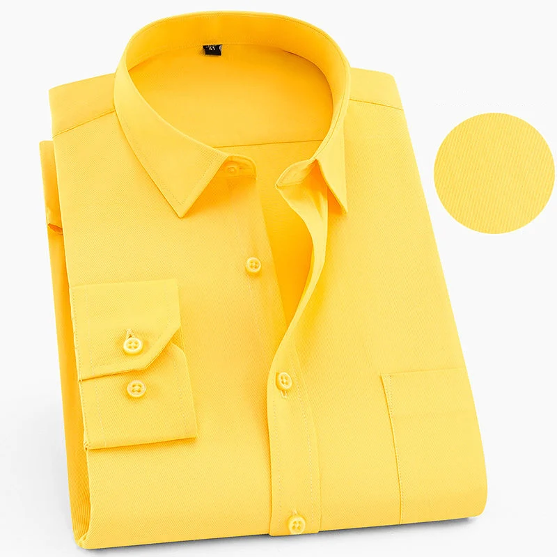 Plus-Size-9XL-8XL-Men-s-Business-Casual-Long-Sleeved-Shirt-Classic ...