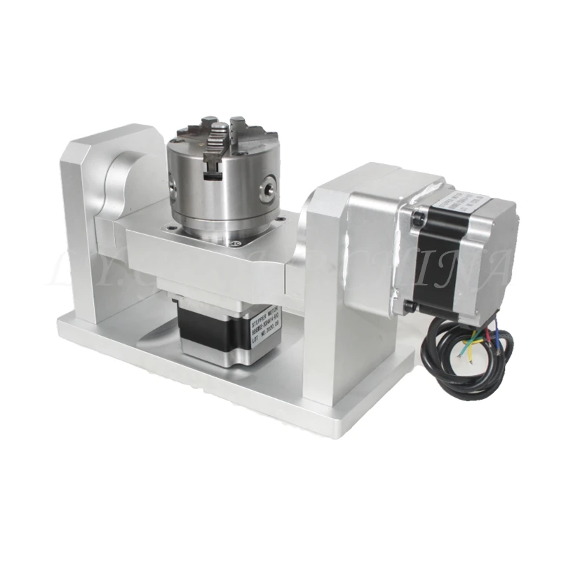 CNC Rotary 4th 5th Axis Dividing Head Reduction Ratio 10:1 Harmonic ...