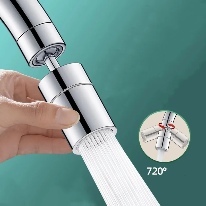 New-2-Mode-Kitchen-Faucet-Spray-Head-Filter-Adjustable-360-Rotary ...